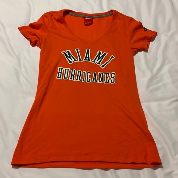 Nike | Tops | Umiami Vneck Tee | Poshmark